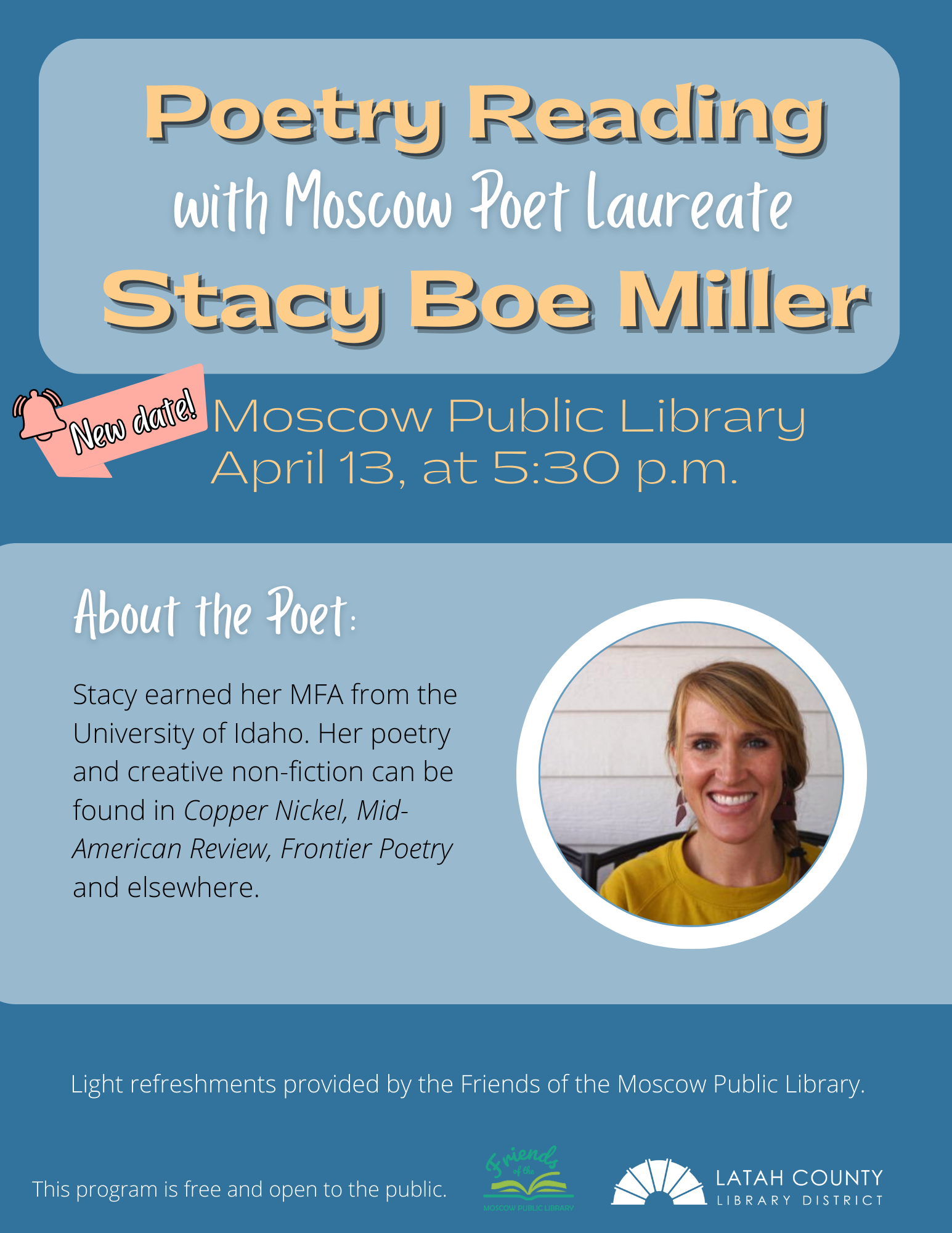 Moscow – Poetry Reading with Moscow Poet Laureate – Latah County ...