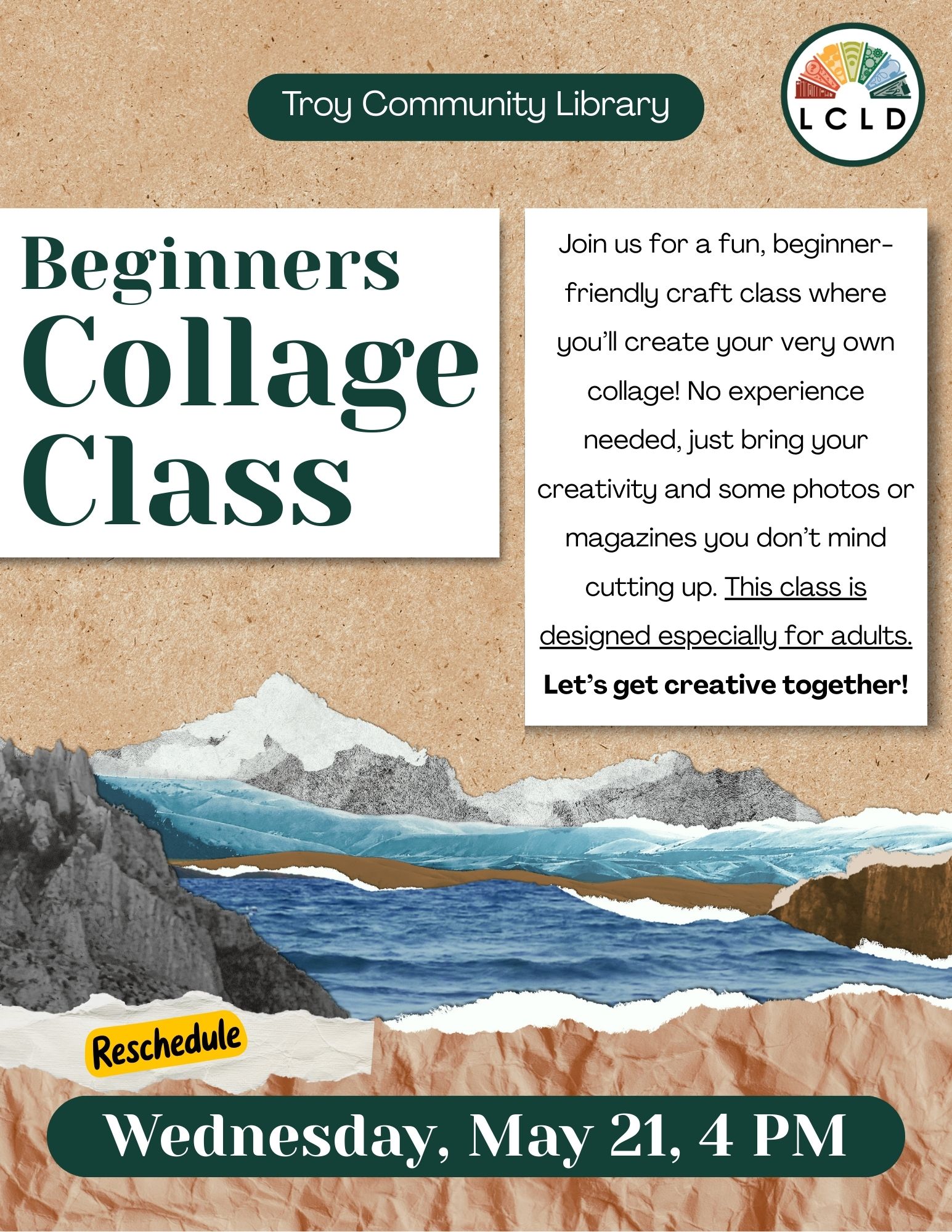 Troy – Beginners Collage Class – Latah County Library District